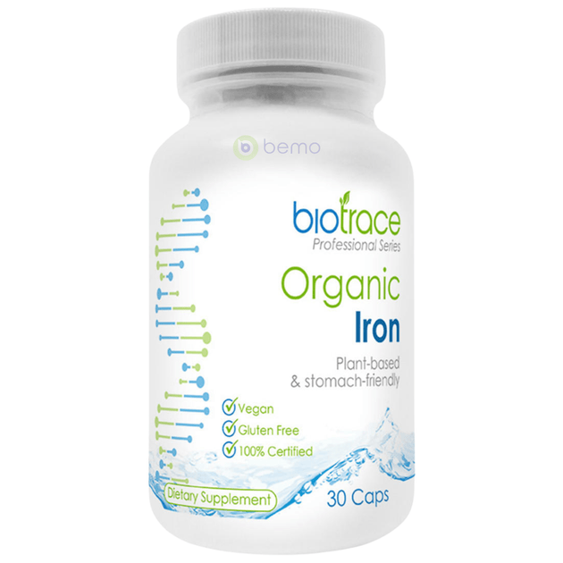BioTrace, Organic Iron, 30 Capsules | bemo