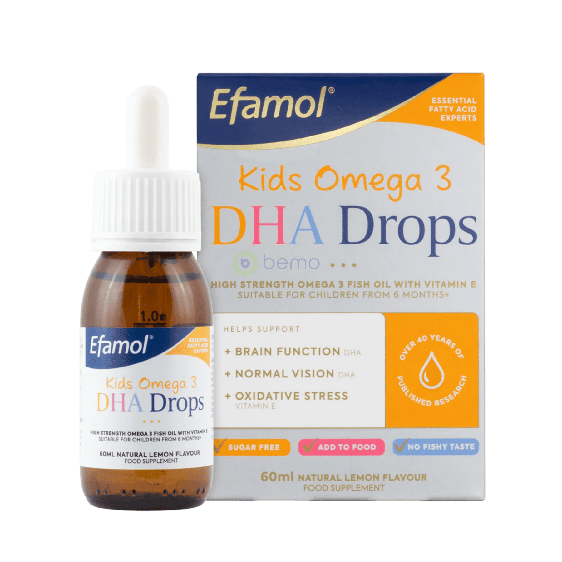 Efamol, Kids Omega 3 DHA Drops, 60ML | bemo
