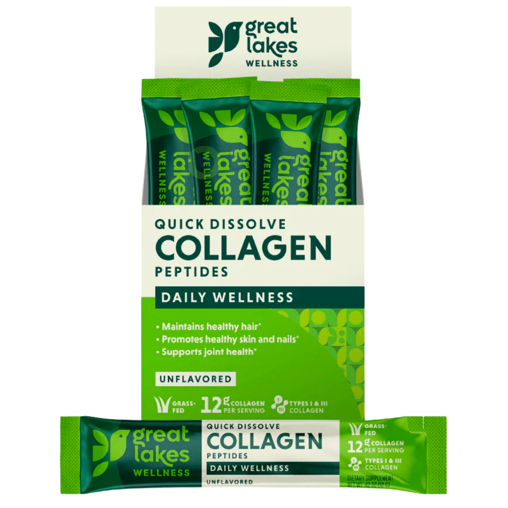 Great Lakes, Collagen Peptides, Quick Dissolve, 20 Stick Box | bemo