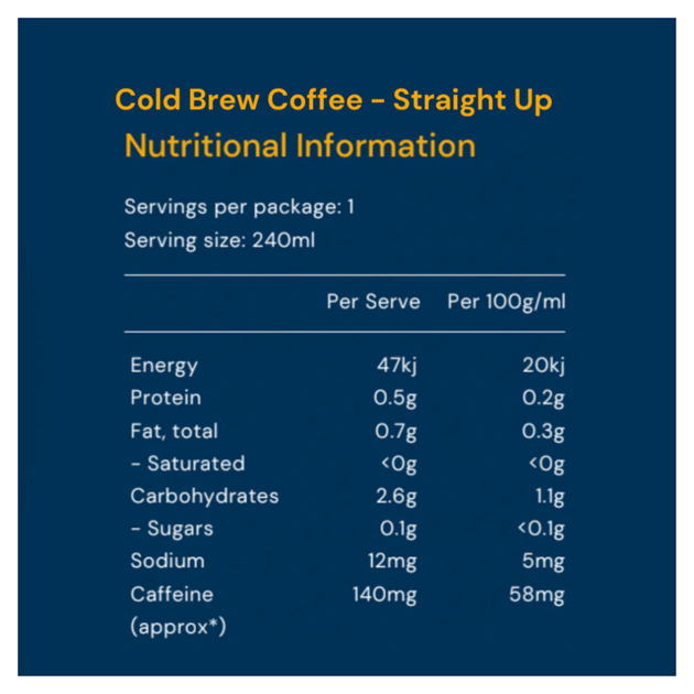 Inner Bloom, Straight Up Cold Brew Coffee, 240ml | bemo