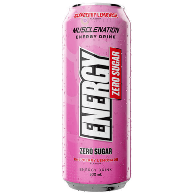 Muscle Nation, Energy Zero Sugar, Raspberry Lemonade, 500ml | bemo