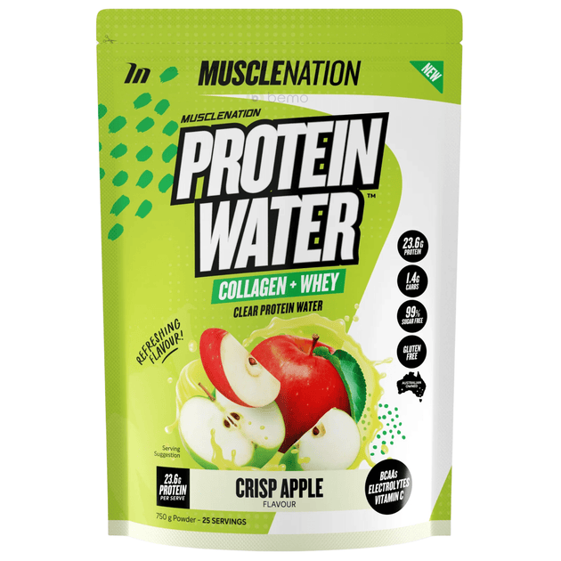Muscle Nation, Protein Water, Crisp Apple, 750g Powder | bemo