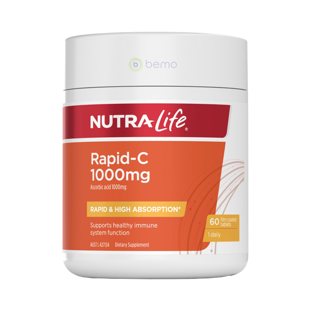 Nutra-Life, Rapid-C 1000mg, 60 tabs | bemo