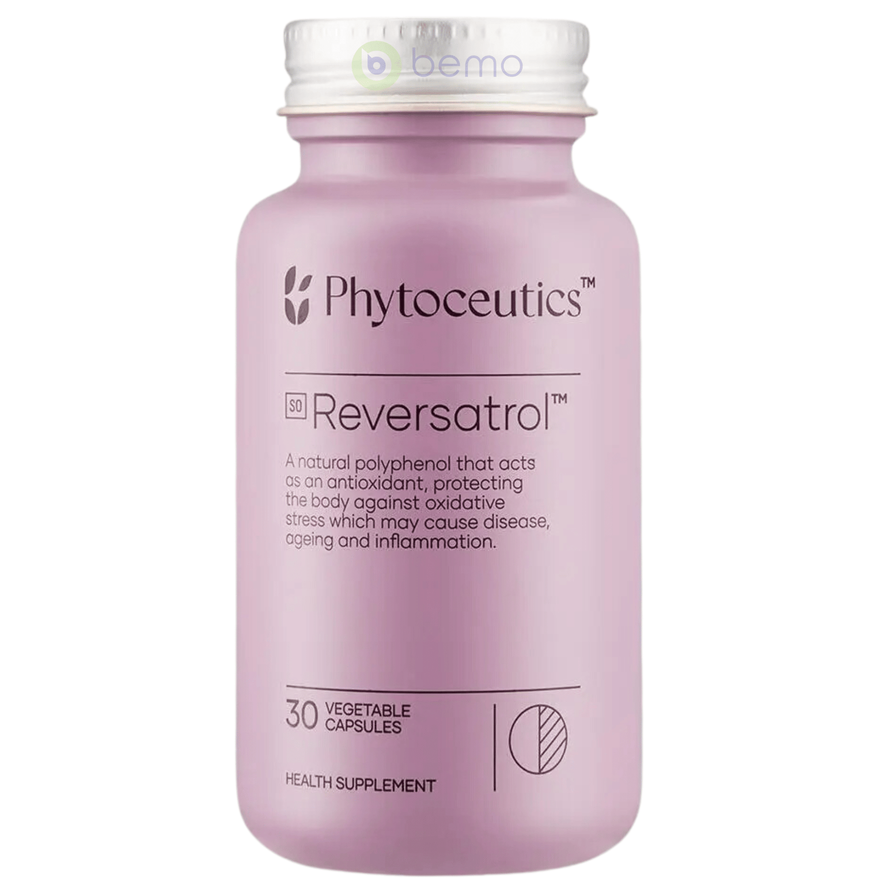 Phytoceutics, Reversatrol, 30 Vegetable Capsules | bemo