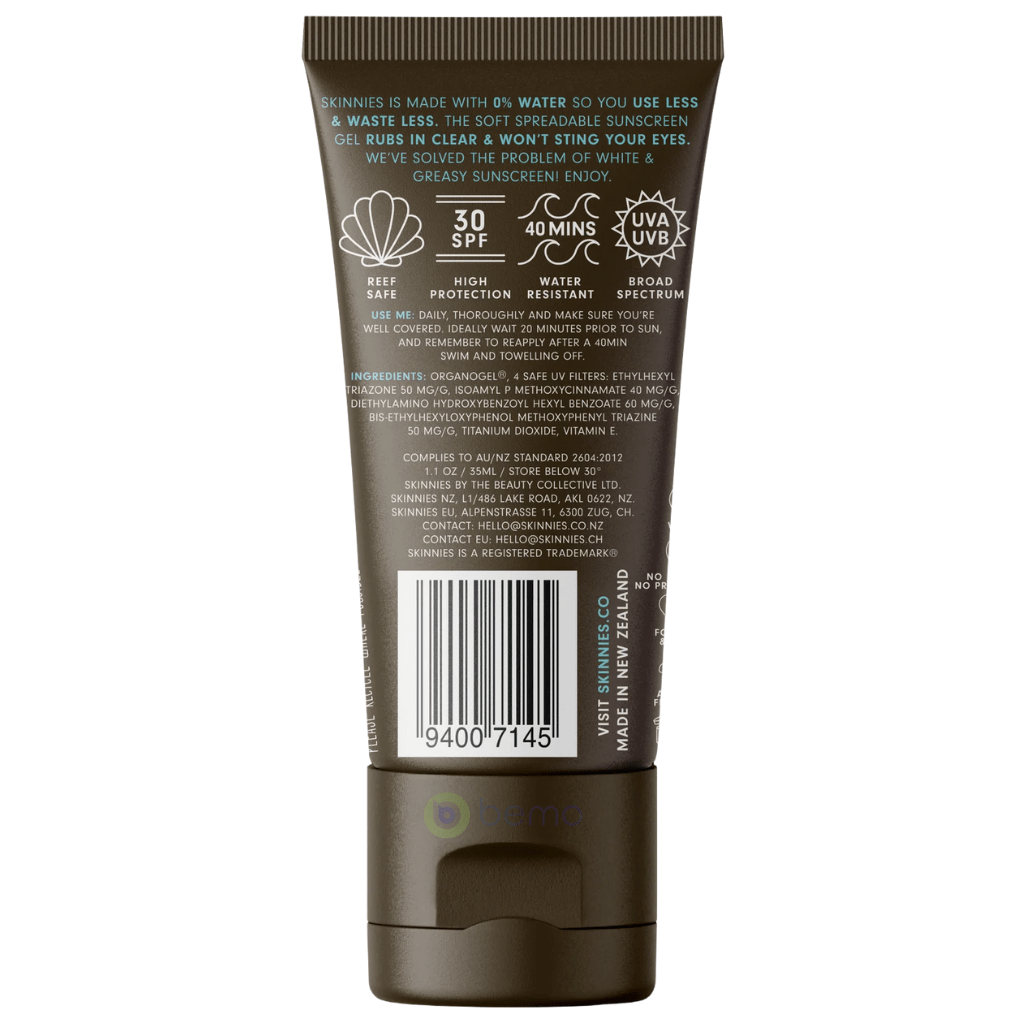 Skinnies, Sungel SPF30, 35ml | bemo