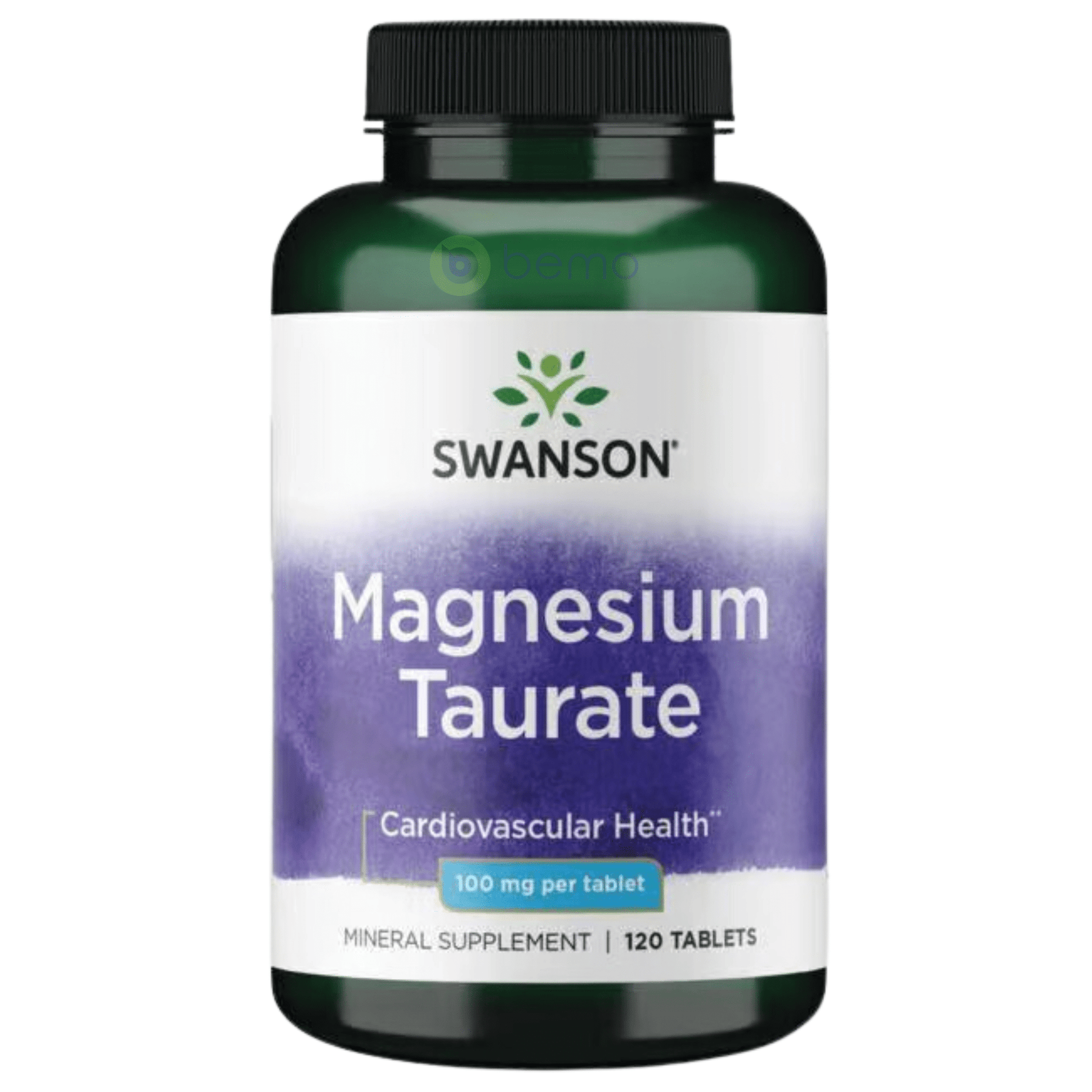 Swanson, Magnesium Taurate 100mg, 120 Tablets | bemo