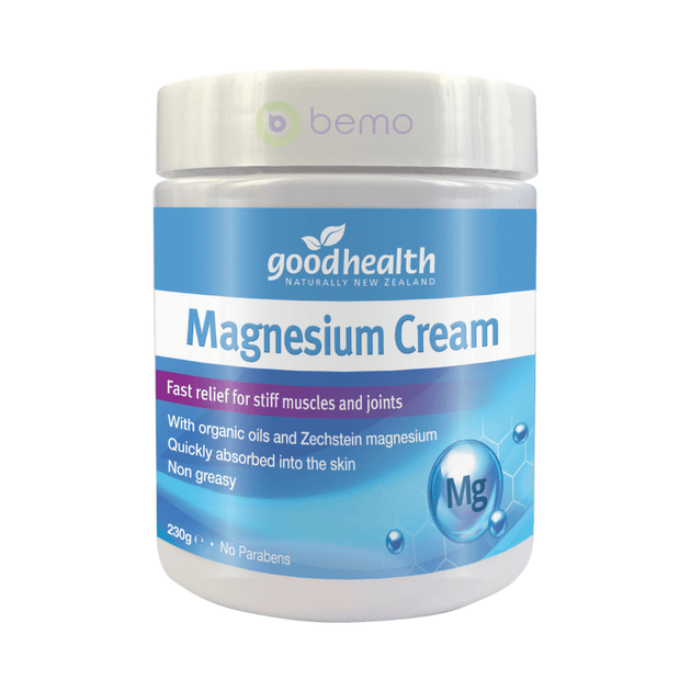 Good Health, Magnesium Cream, 230g | bemo