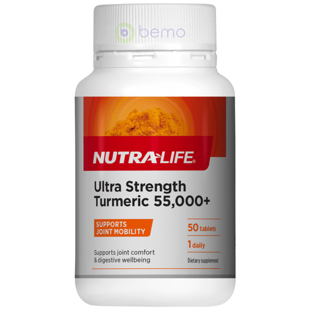 Nutra-Life, Ultra Strength Turmeric, 50 Tabs | bemo
