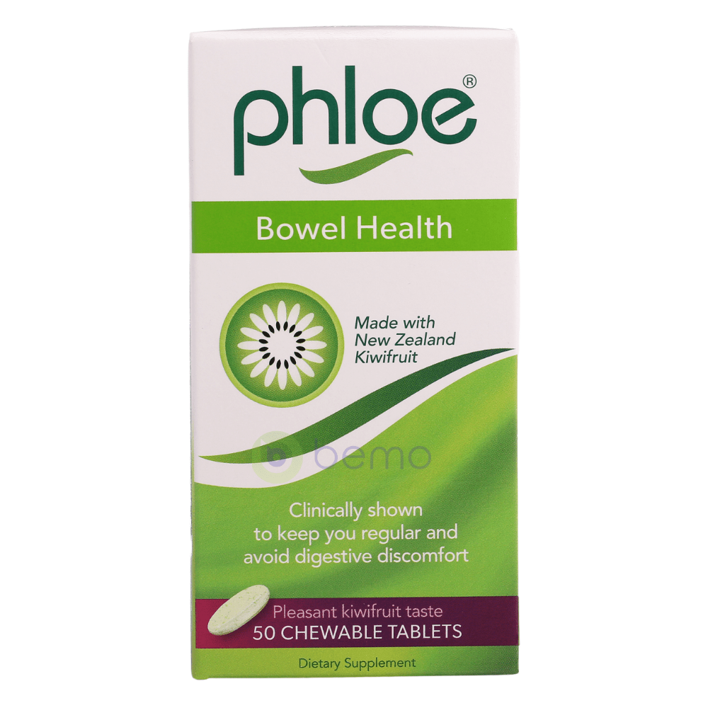Phloe, Phloe Bowel Health Chewable, Tab 50 | bemo